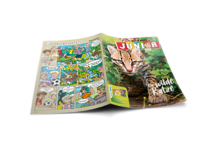 Kinderzeitschrift JUNIOR: Seit 70 Jahren Spass!